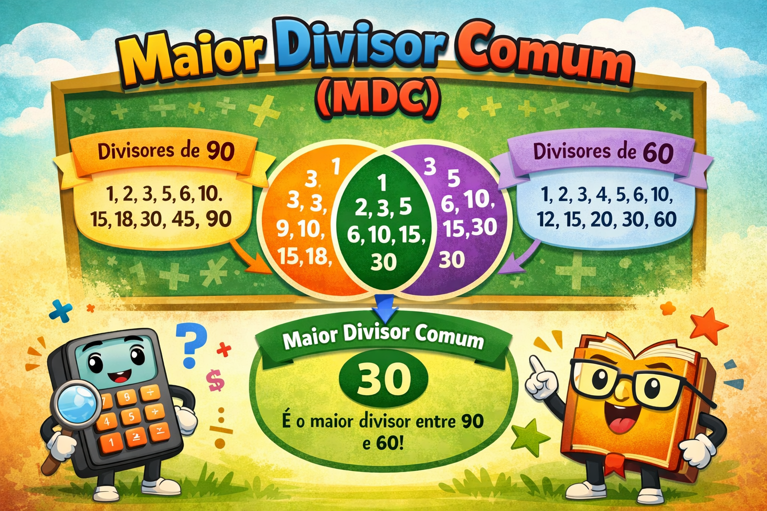 Calcular Máximo-Divisor Comum (MDC) – Calculadora Online Completa